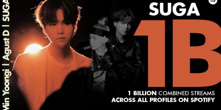 BTS Suga Hits 1 Billion Streams & Voted as The Album of The Year - KpopPost