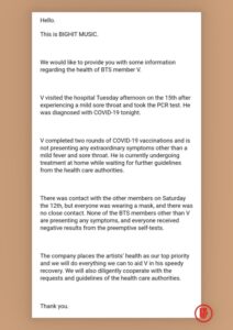 BTS V, Lee Seung Gi, ITZY Chaeryeong and More Korean Artists Tested ...