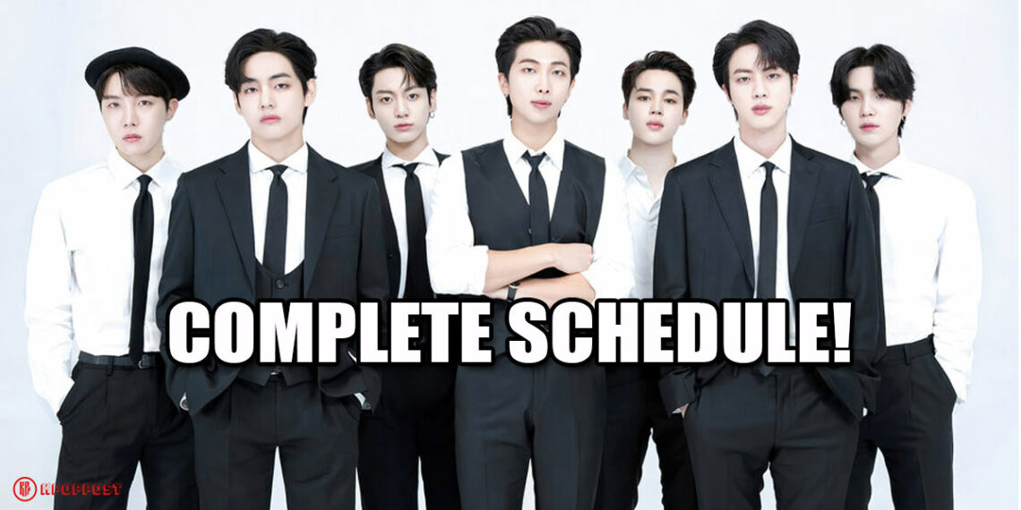COMPLETE Schedule of BTS New LIVE PLAY + Weverse Warm-Up Program for Free Concert in Busan ...