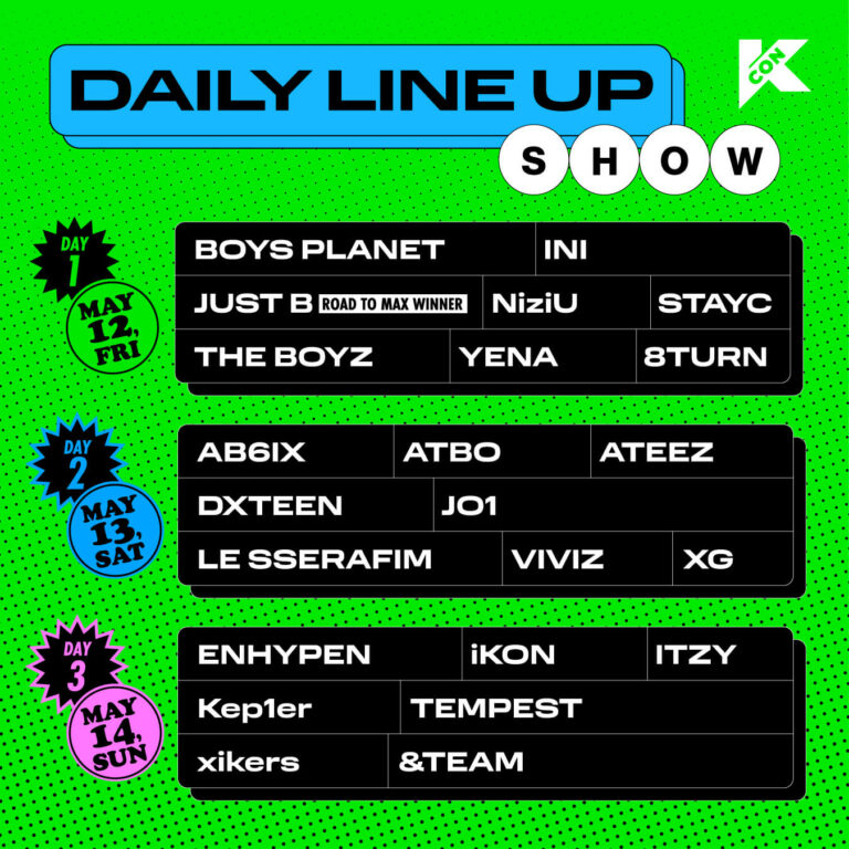 KCON 2023 Japan Announced Their FINAL Performer Lineup - KPOPPOST