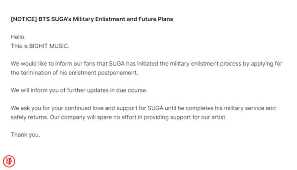 BTS Suga Military Service: 5 Strongest Memories Before Saying Goodbye ...