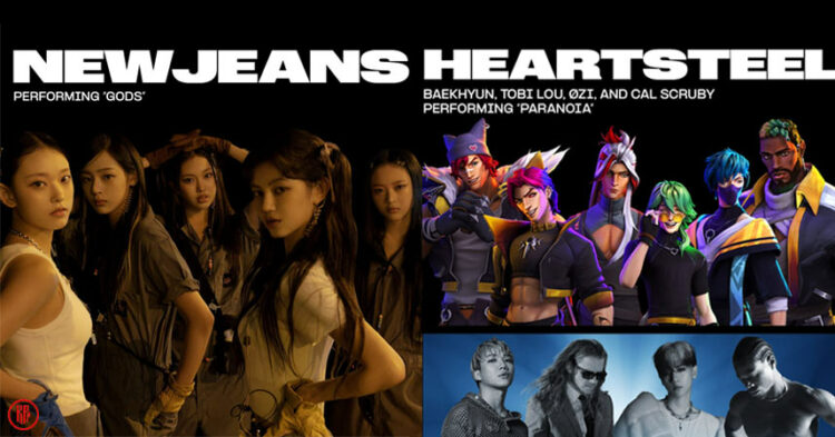 NewJeans and EXO Baekhyun at Worlds 2023 Finals: A Highly Anticipated Performance! - KPOPPOST