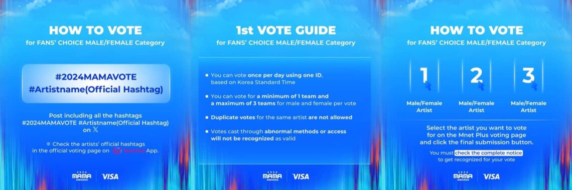 Complete List of 2024 MAMA Awards Nominees + How to Vote - KPOPPOST