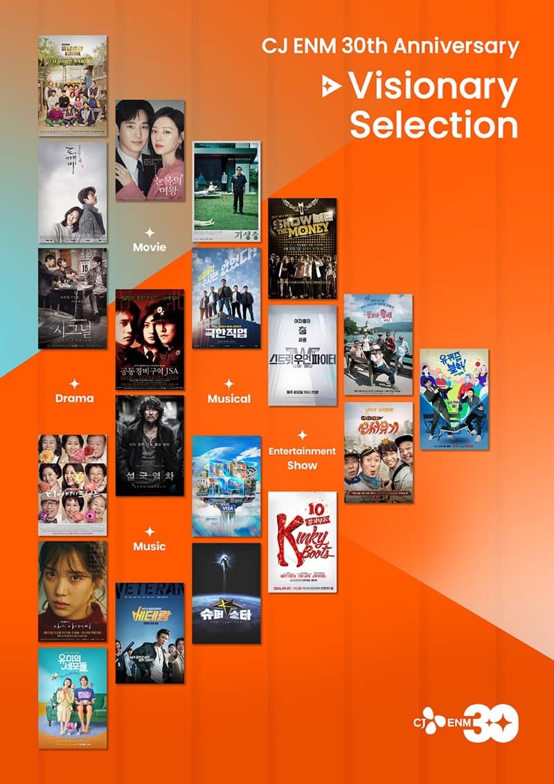 Celebrating the 30th Anniversary: CJ ENM Unveils the 2025 Visionary Selection - KPOPPOST