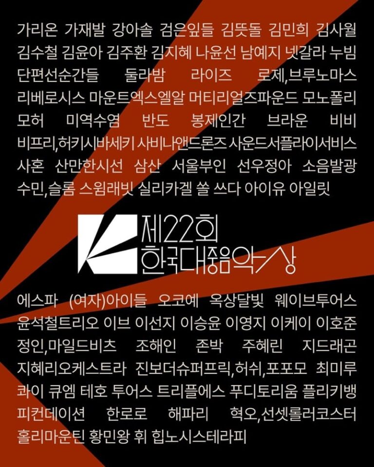 The Korean Music Awards (KMA) 2025 Nominees - Full List - KPOPPOST