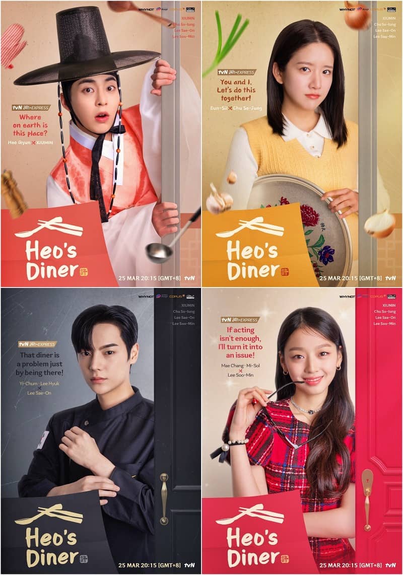 Watch Xiumin and Exy Running an Authentic Korean Restaurant in the New K-Drama "Heo's Diner ...