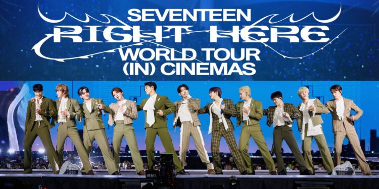 Experience SEVENTEEN [RIGHT HERE] WORLD TOUR IN CINEMAS: A Spectacular Global Event - KPOPPOST